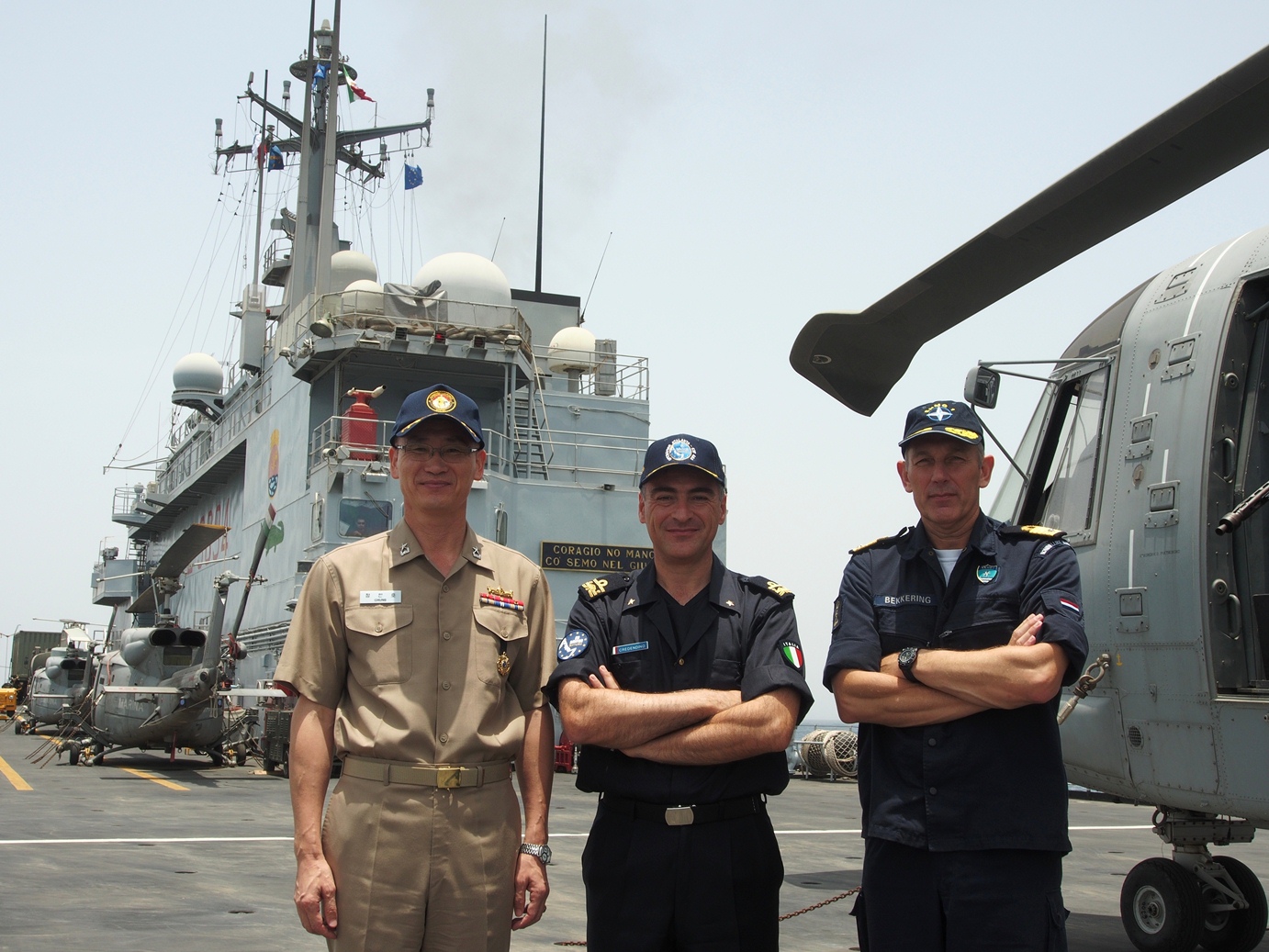 Commanders of ‘Big Three’ counter-piracy task forces meet at sea ...