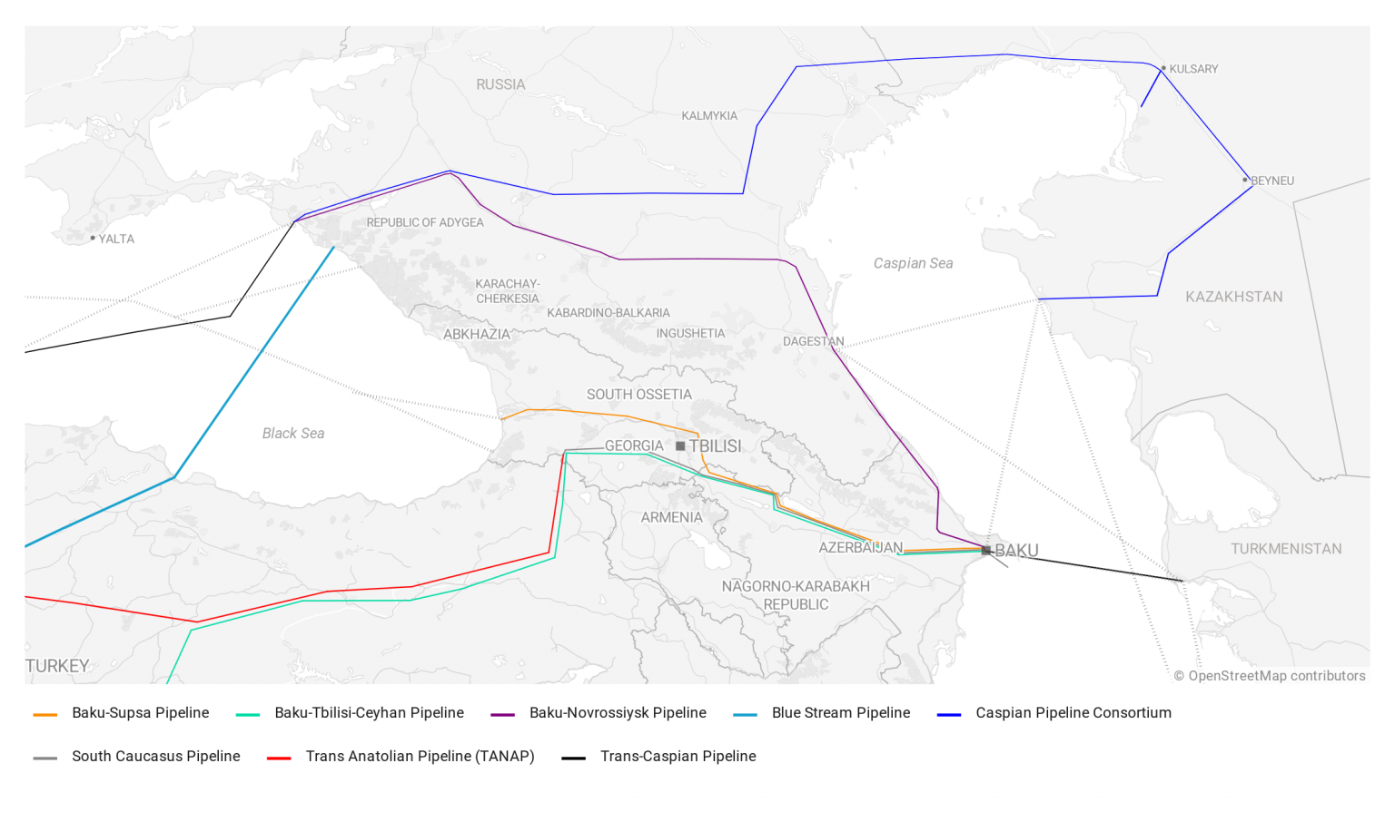 The Greater Caspian region: A new Silk Road, with or without a new belt ...
