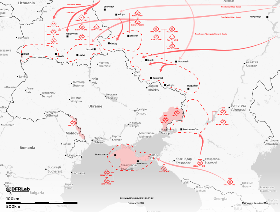Russian Hybrid Threats Report: Military camps close in on border as ...