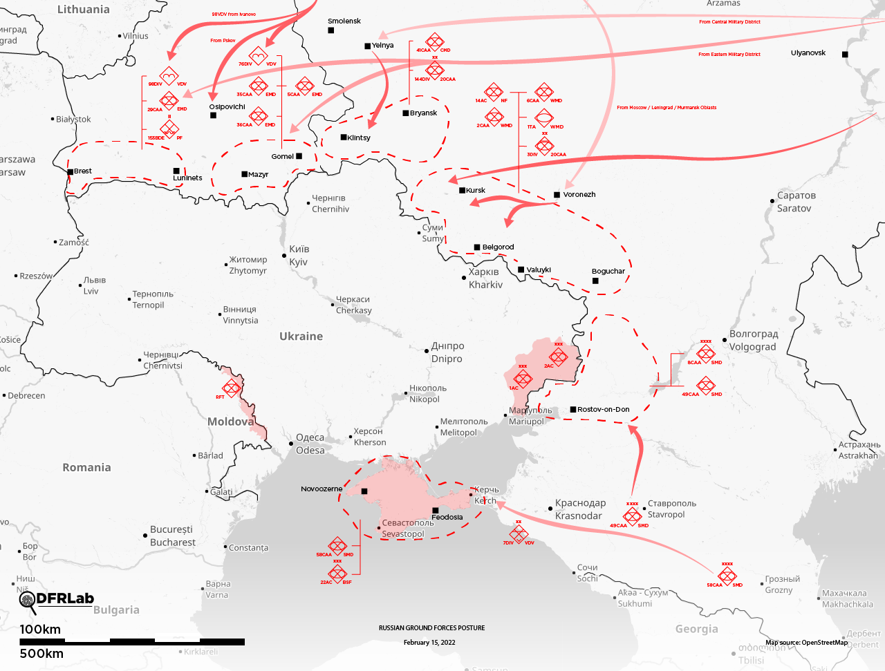 Russian Hybrid Threats Report: Military camps close in on border as ...