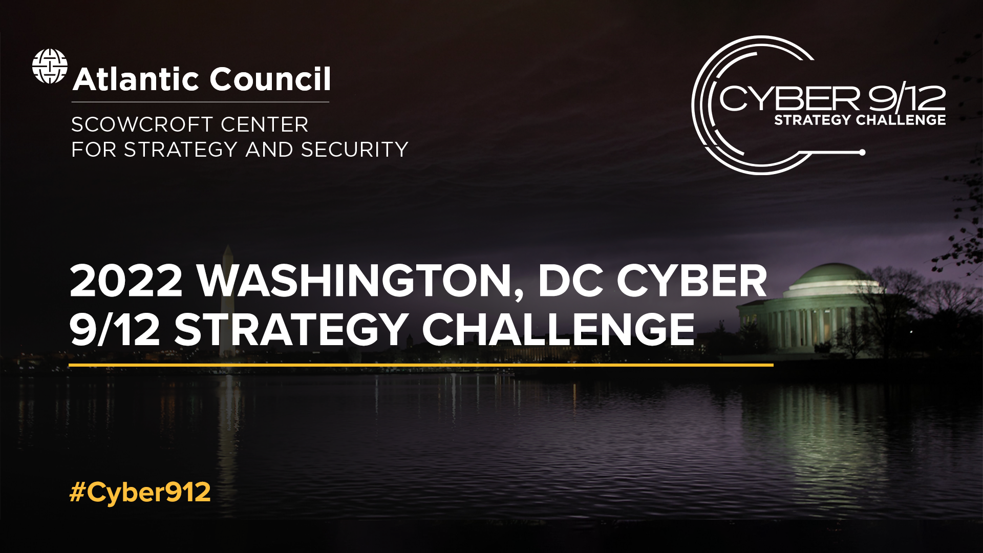 2022 Cyber 9/12 Strategy Challenge welcoming remarks and keynote ...