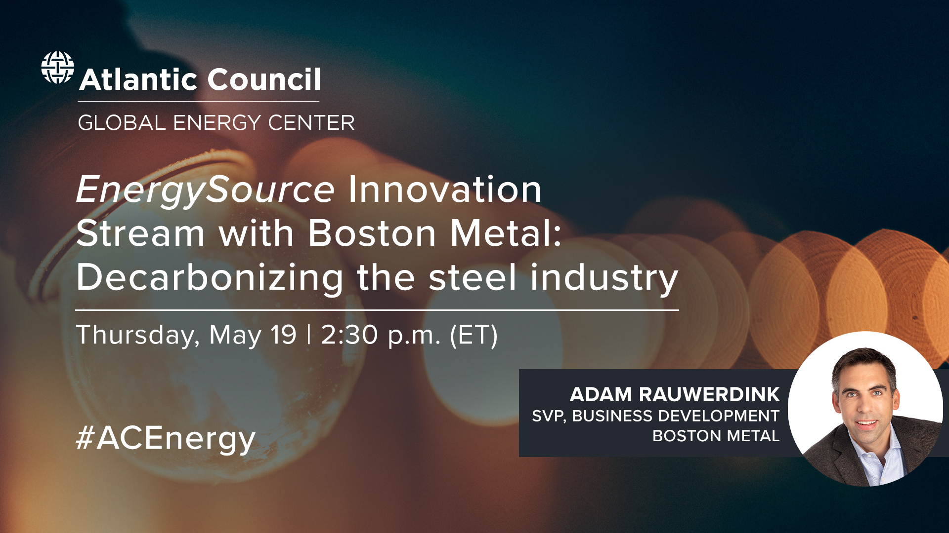 EnergySource Innovation Stream with Boston Metal: Decarbonizing the ...