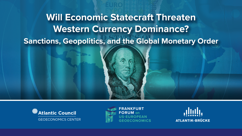 Will economic statecraft threaten western currency dominance? Sanctions ...