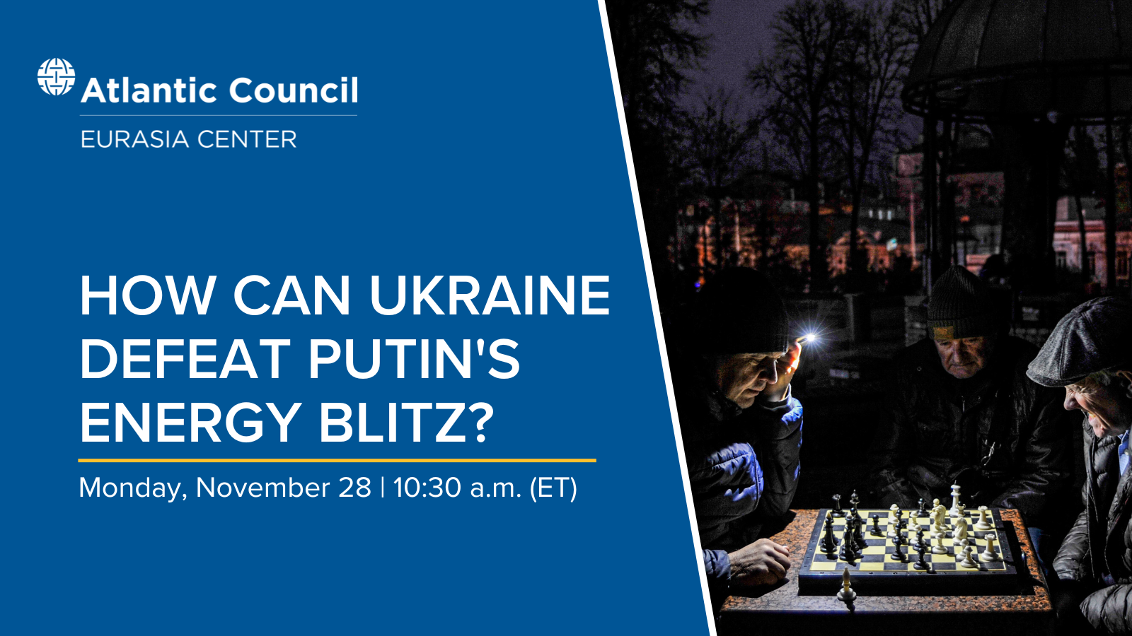 How can Ukraine defeat Putin's energy blitz? - Atlantic Council