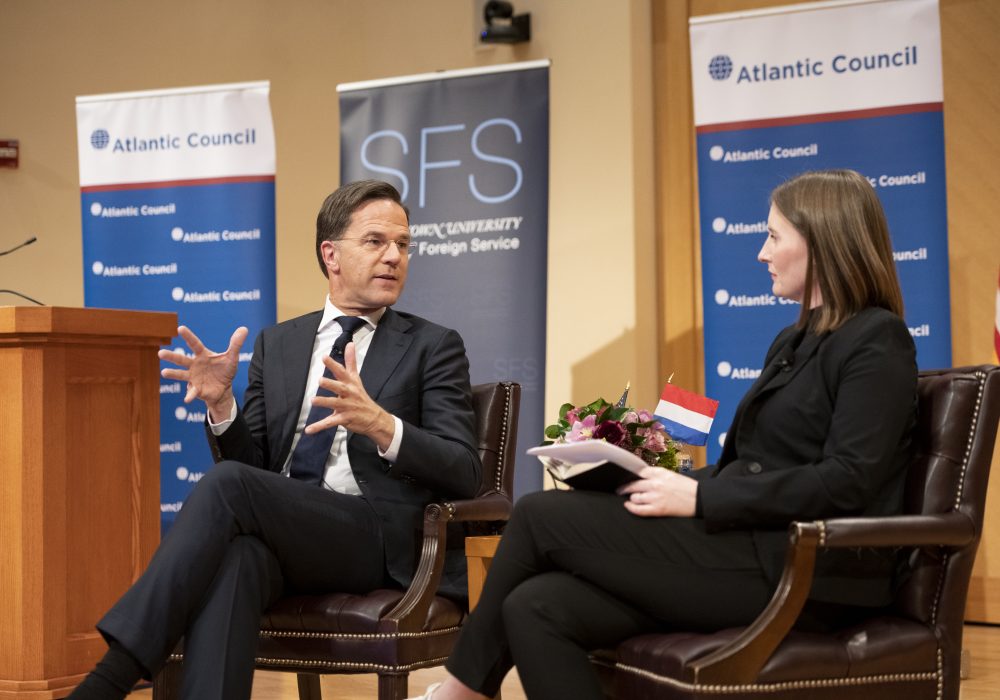 A conversation with Prime Minister of the Netherlands Mark Rutte ...