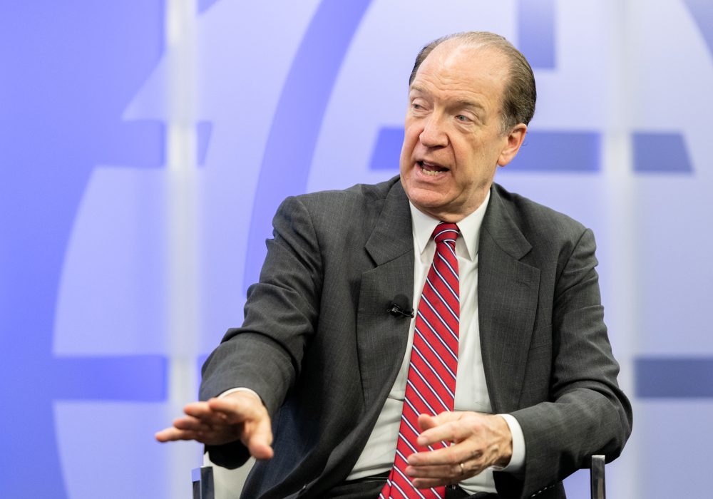 Special event with President of the World Bank Group David Malpass ...
