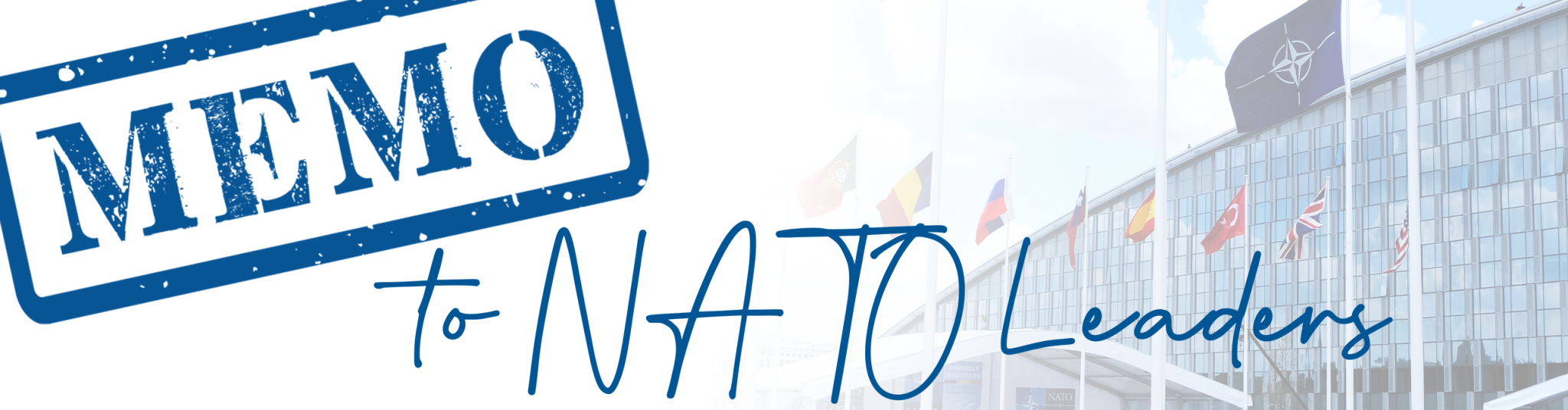 Memo to NATO leaders: Why and how NATO countries should engage in the ...