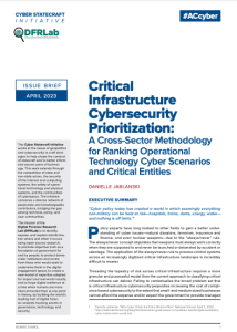Critical infrastructure cybersecurity prioritization: A cross-sector ...
