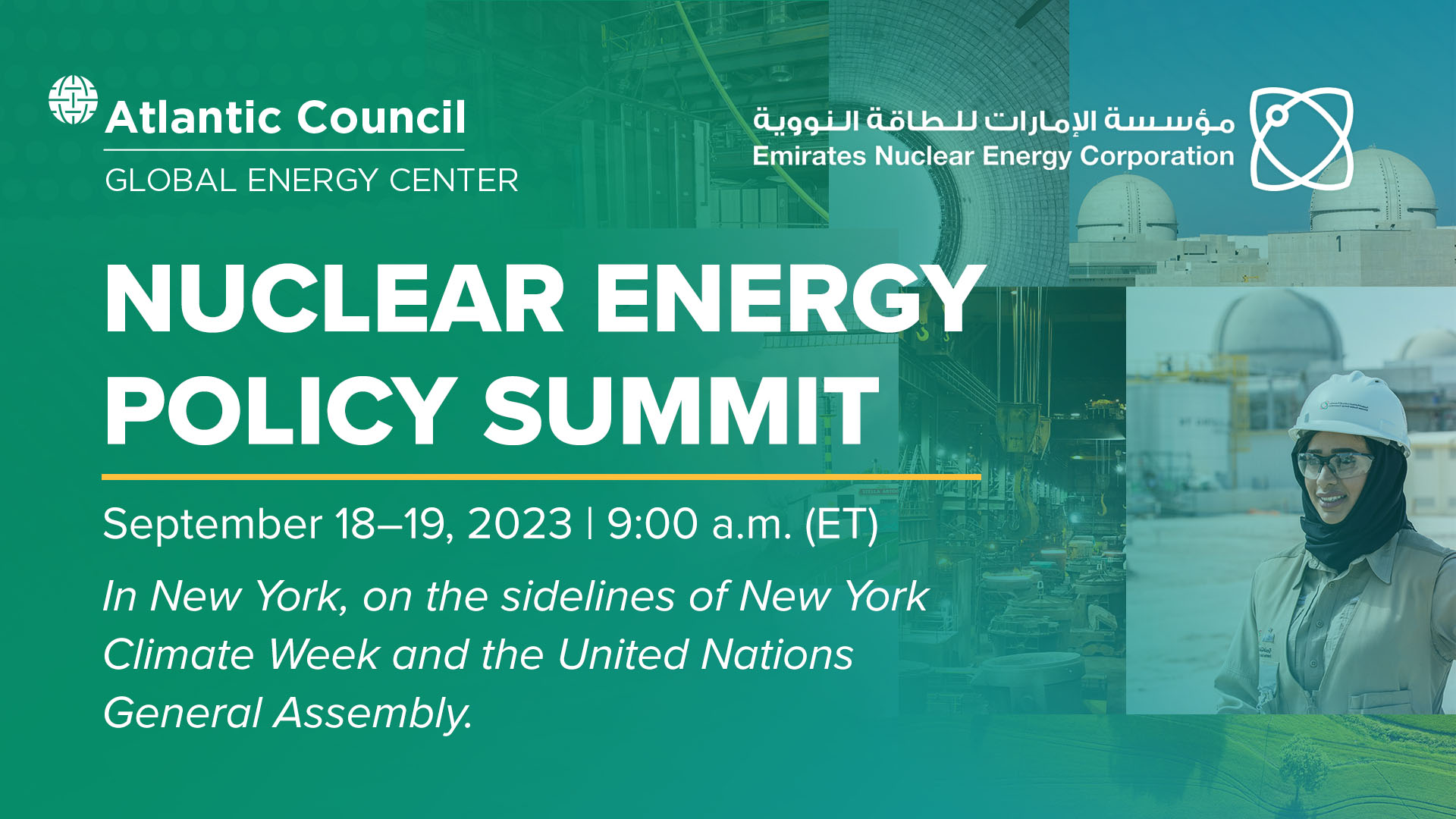 Nuclear Energy Policy Summit 2023: Accelerating Net Zero Nuclear - Atlantic Council