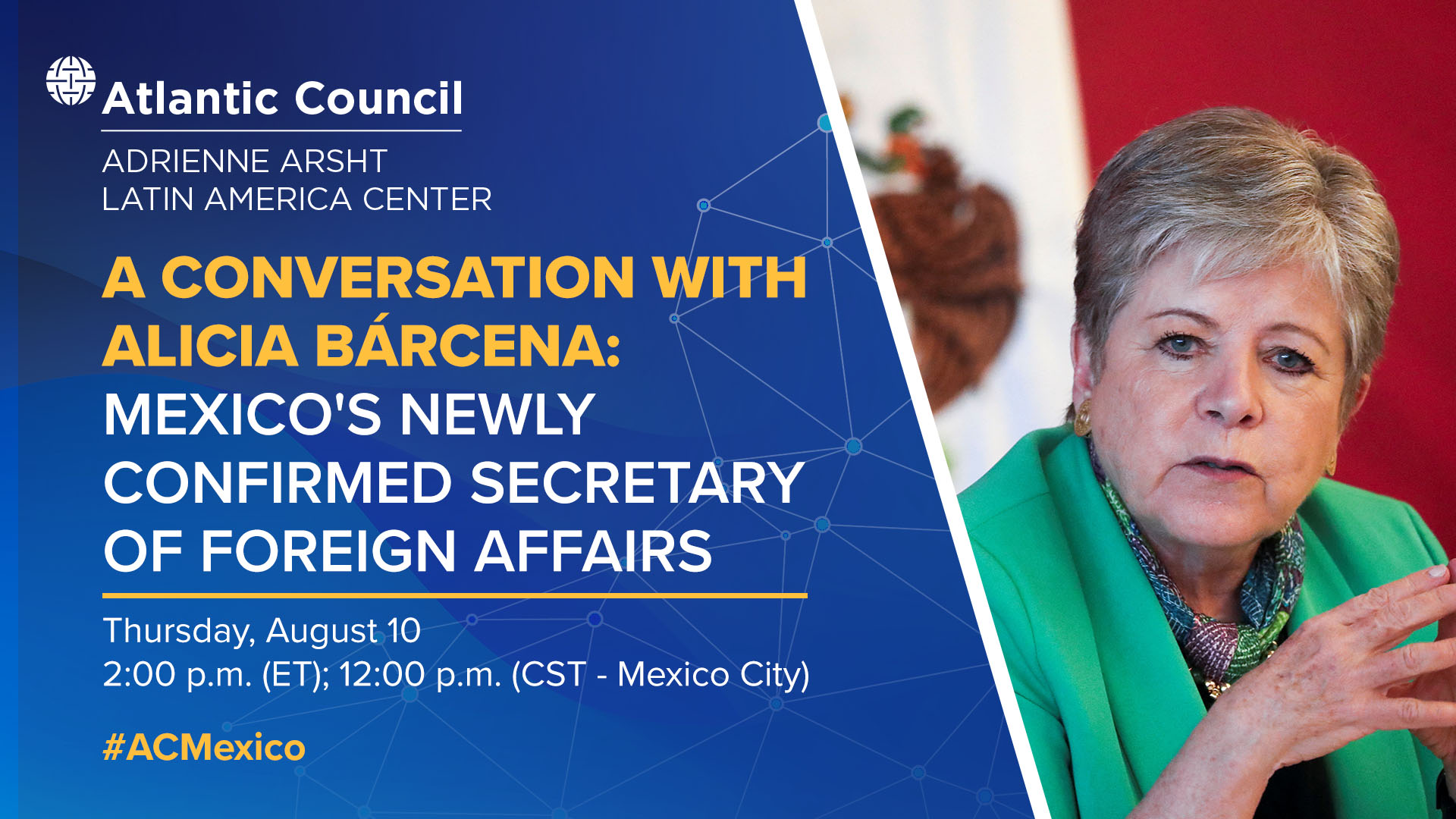 A conversation with Alicia Bárcena: Mexico's newly appointed Secretary ...