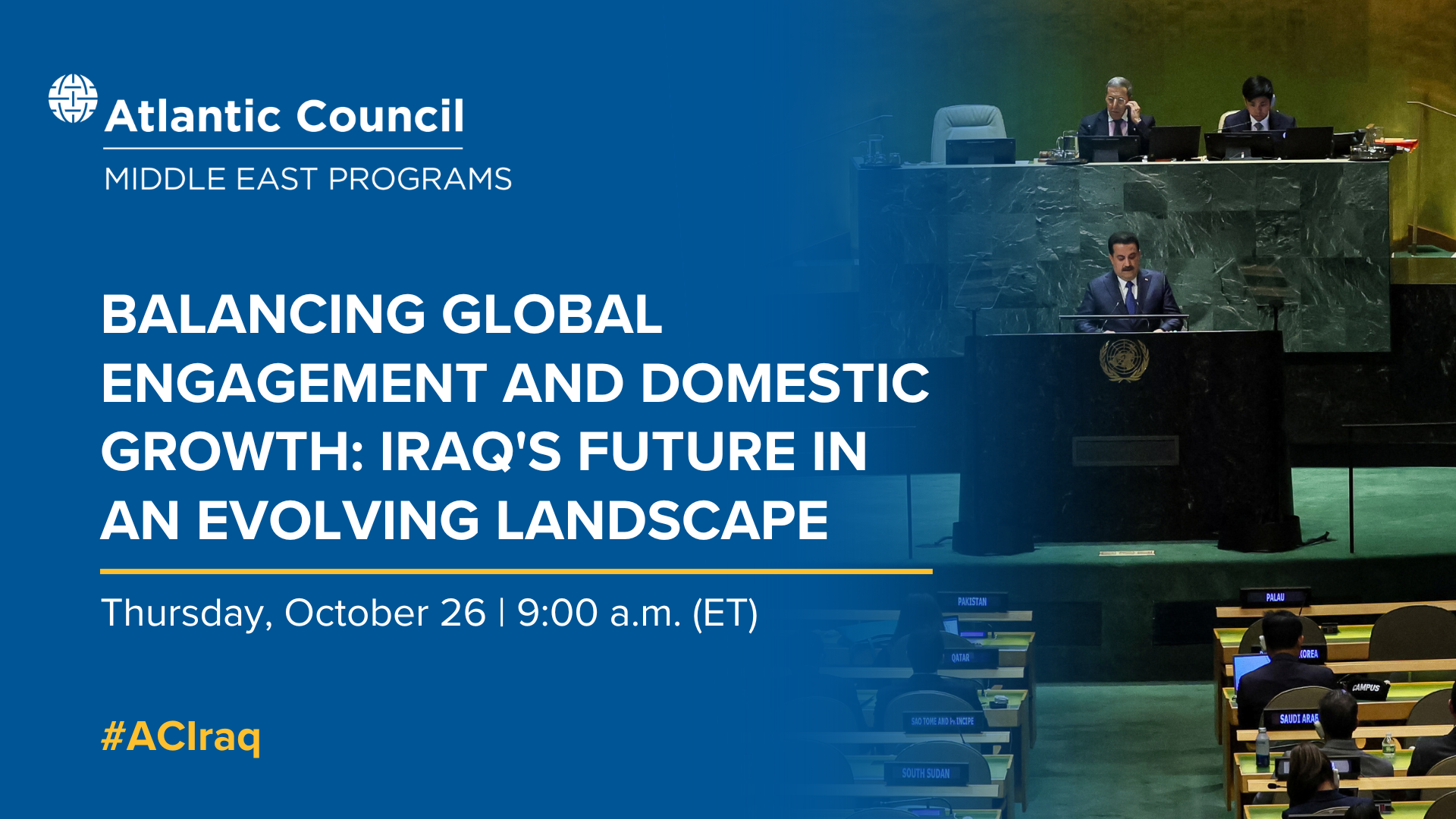 Balancing global engagement and domestic growth: Iraq's future in an ...