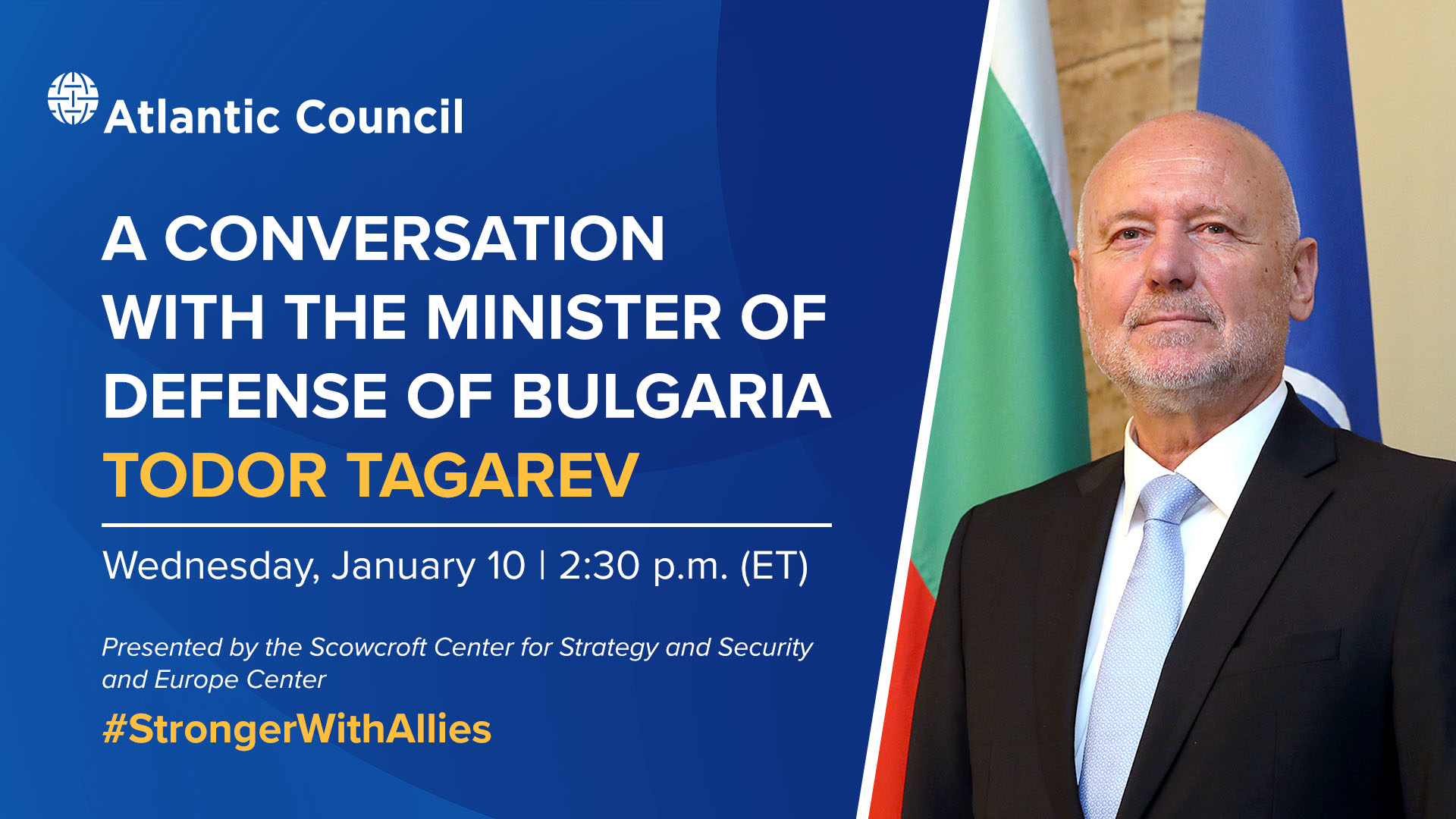A conversation with the Minister of Defense of Bulgaria Todor Tagarev ...