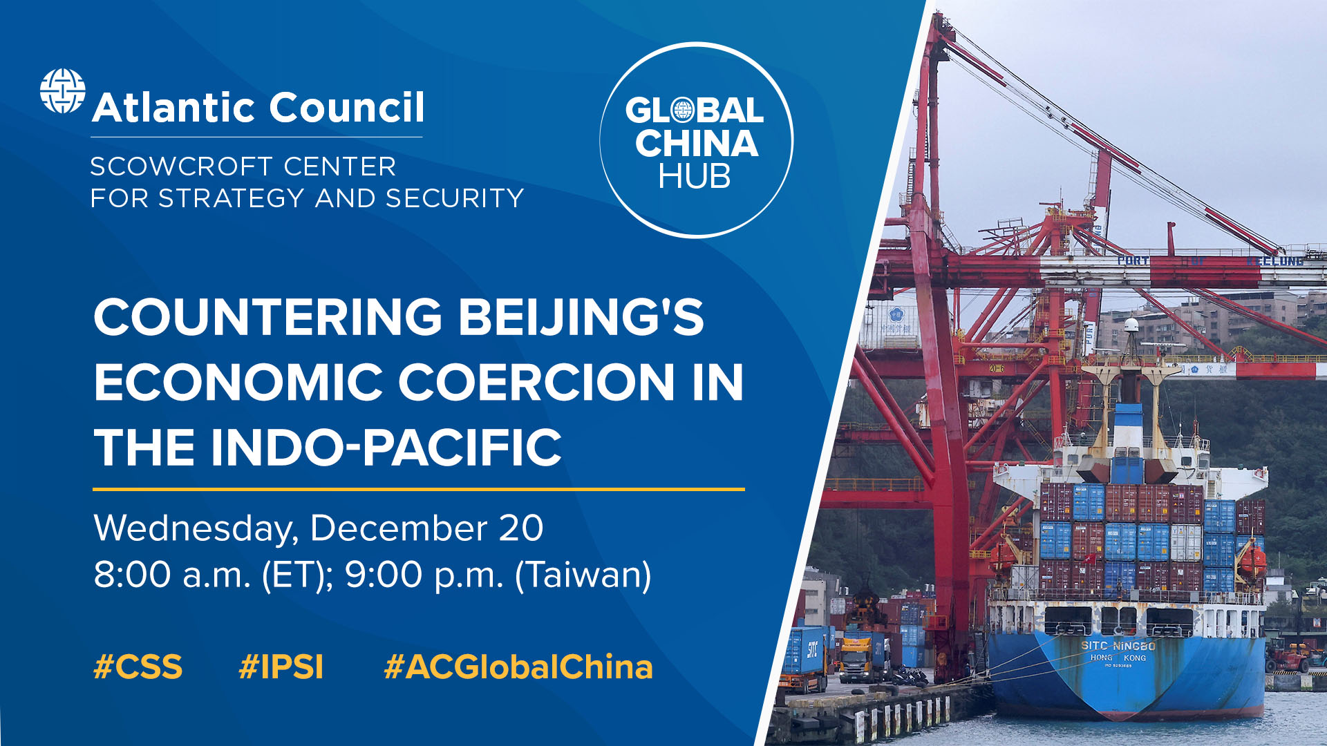 Countering Beijing's economic coercion in the Indo-Pacific - Atlantic ...
