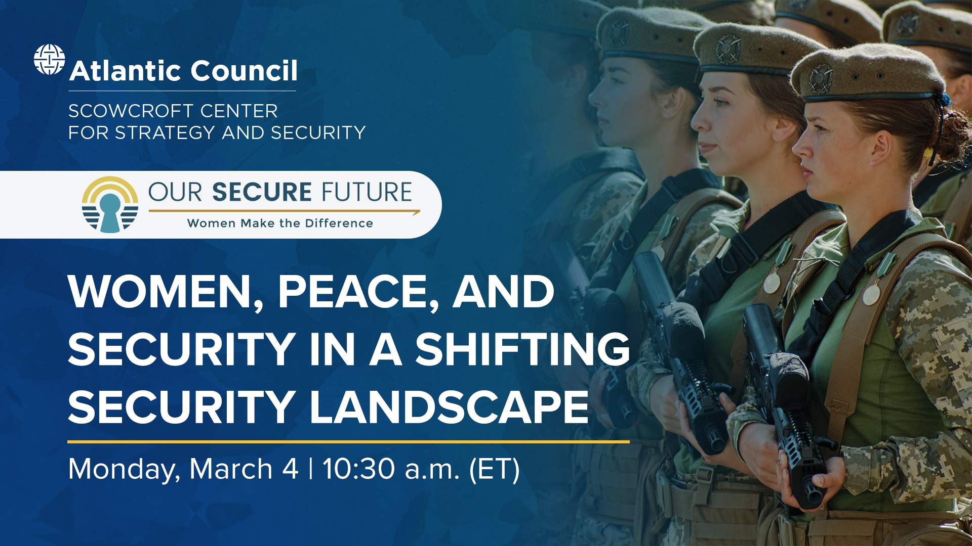 Women, peace, and security in a shifting security landscape - Atlantic ...