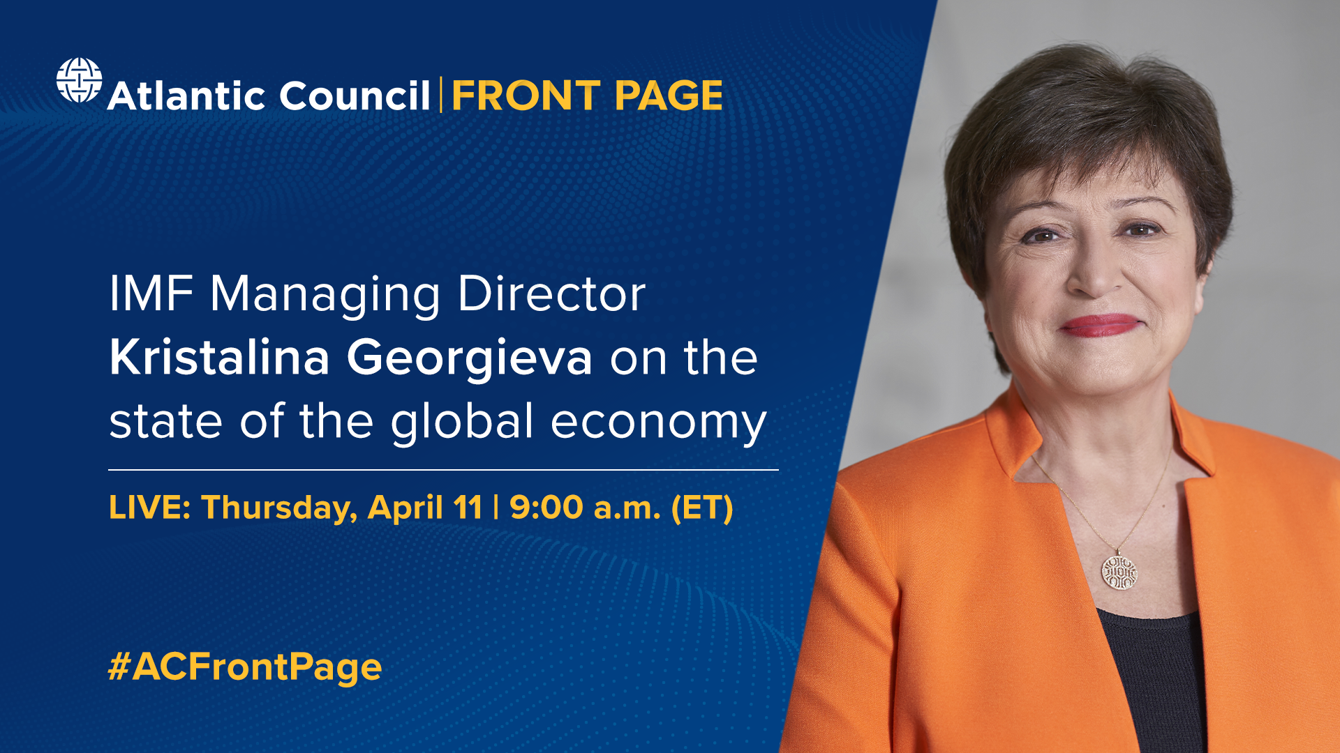 IMF Managing Director Kristalina Georgieva on the state of the global ...