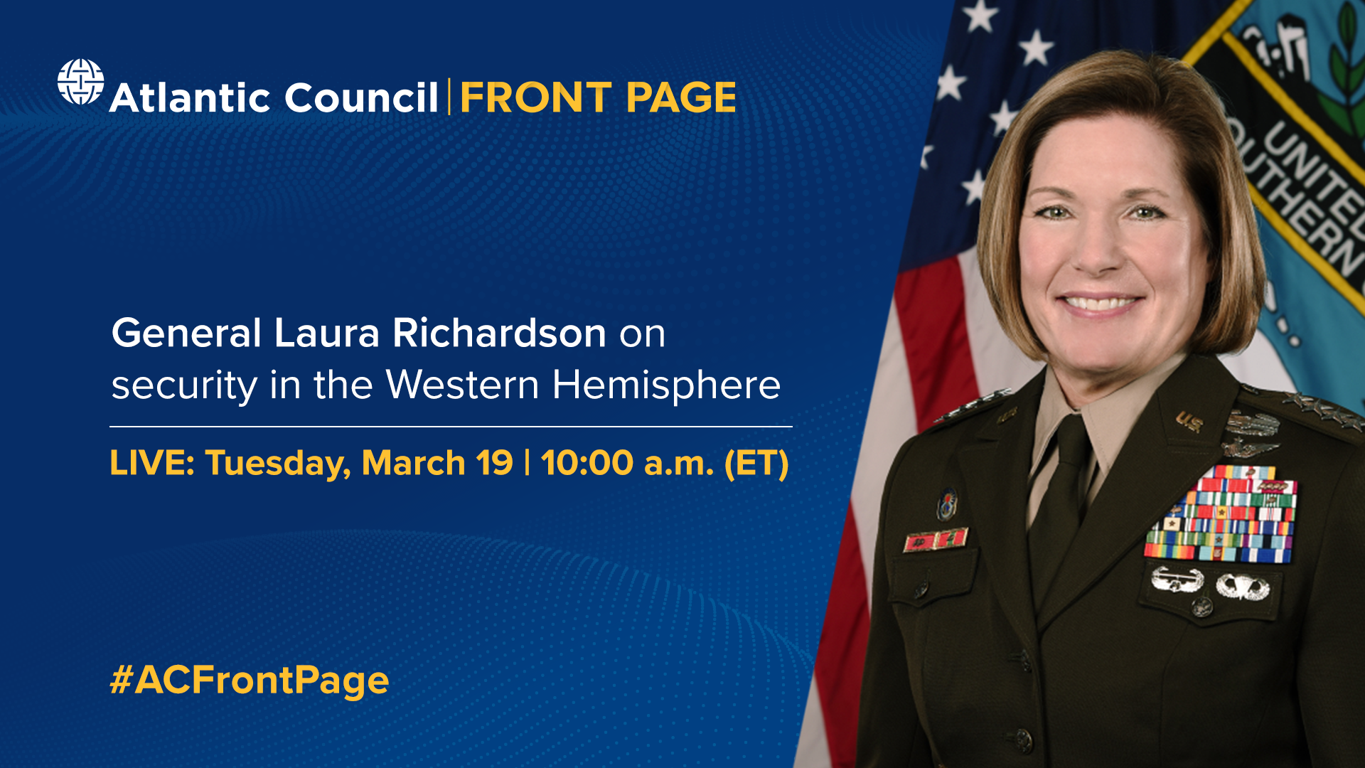 General Laura Richardson on security in the Western Hemisphere ...