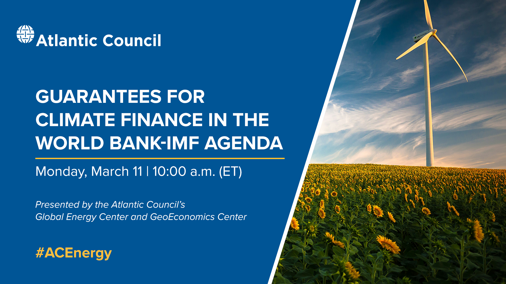 Guarantees for climate finance in the World Bank-IMF agenda - Atlantic ...