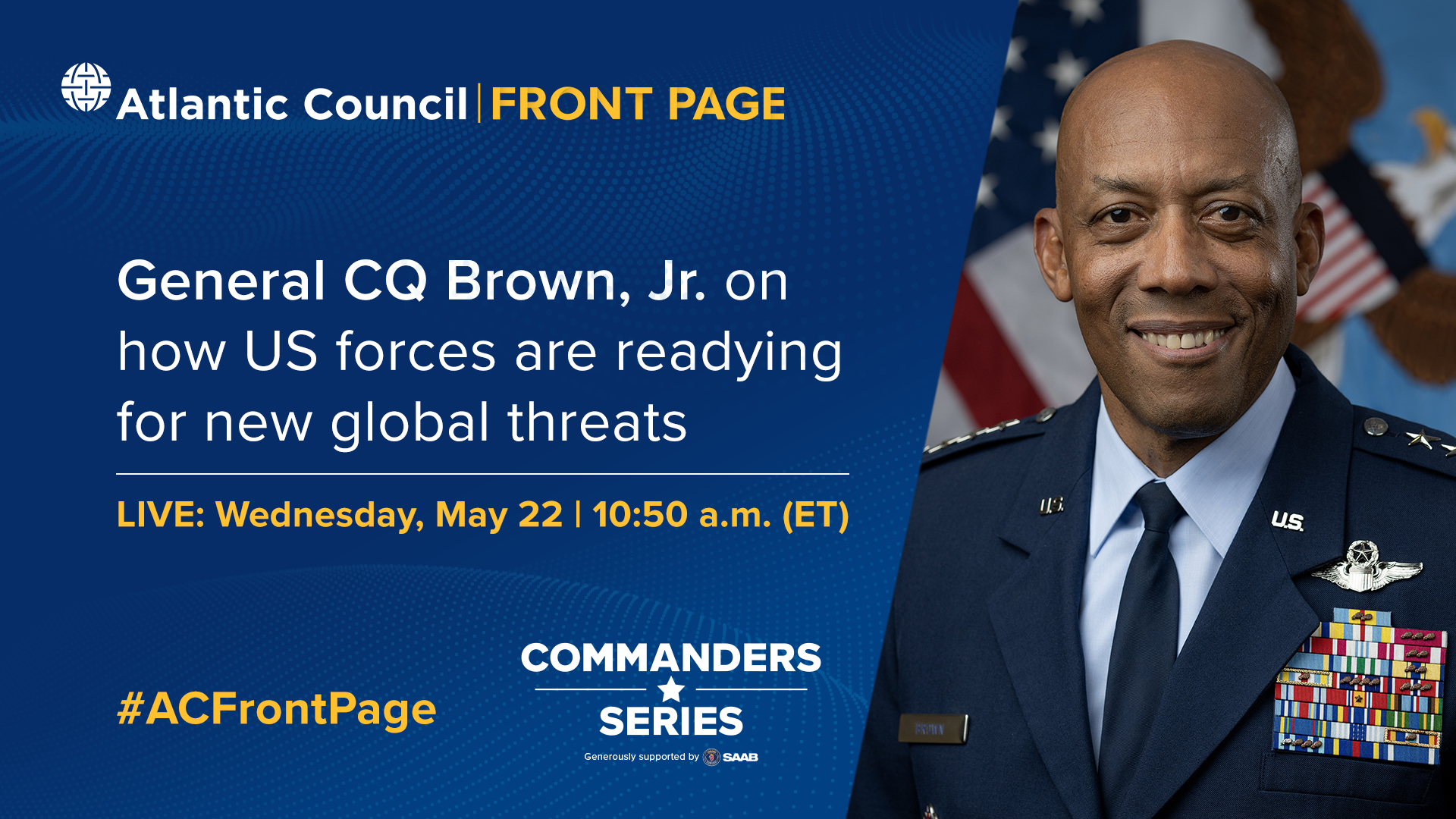 General CQ Brown, Jr. on how US forces are readying for new global ...