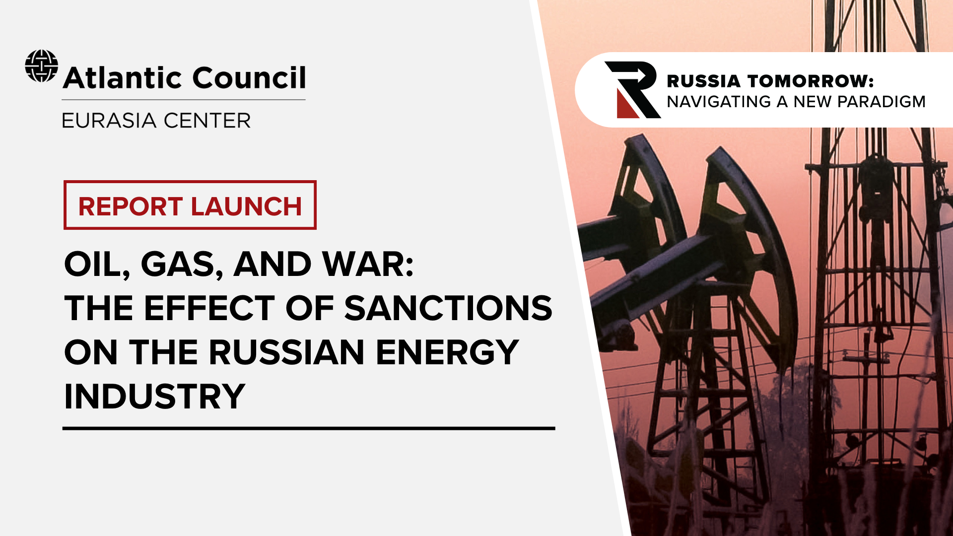 Report launch | Oil, gas, and war: The effect of sanctions on the ...