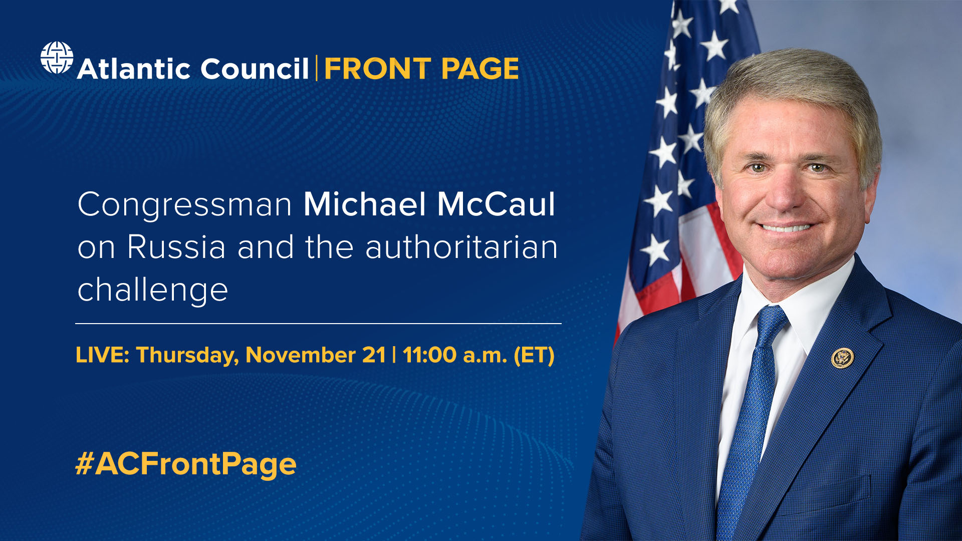 Congressman Michael McCaul on Russia and the authoritarian challenge ...