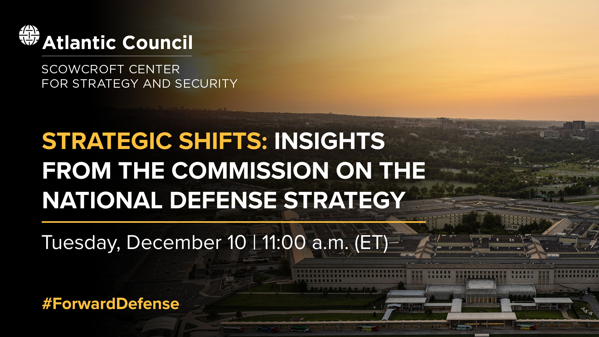 Strategic shifts: Insights from the Commission on the National Defense ...