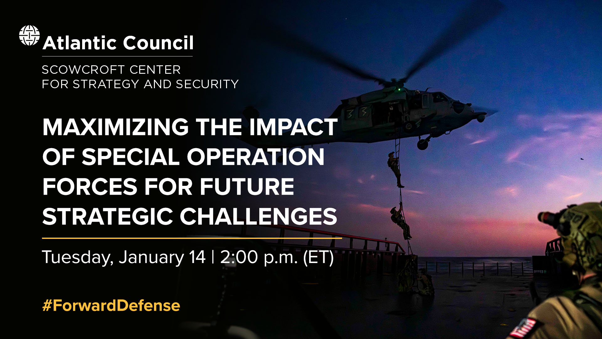 Maximizing the impact of special operations forces for future strategic ...