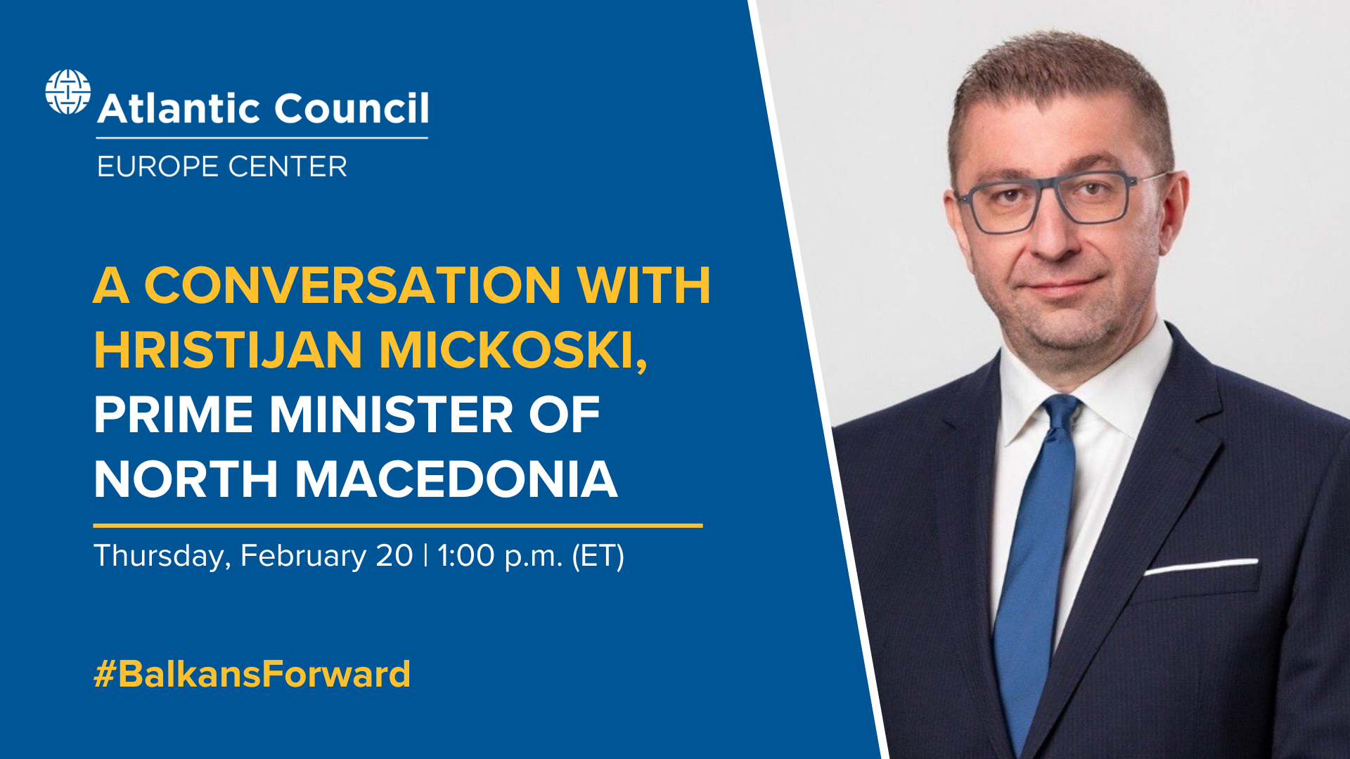 A conversation with Hristijan Mickoski, prime minister of North ...
