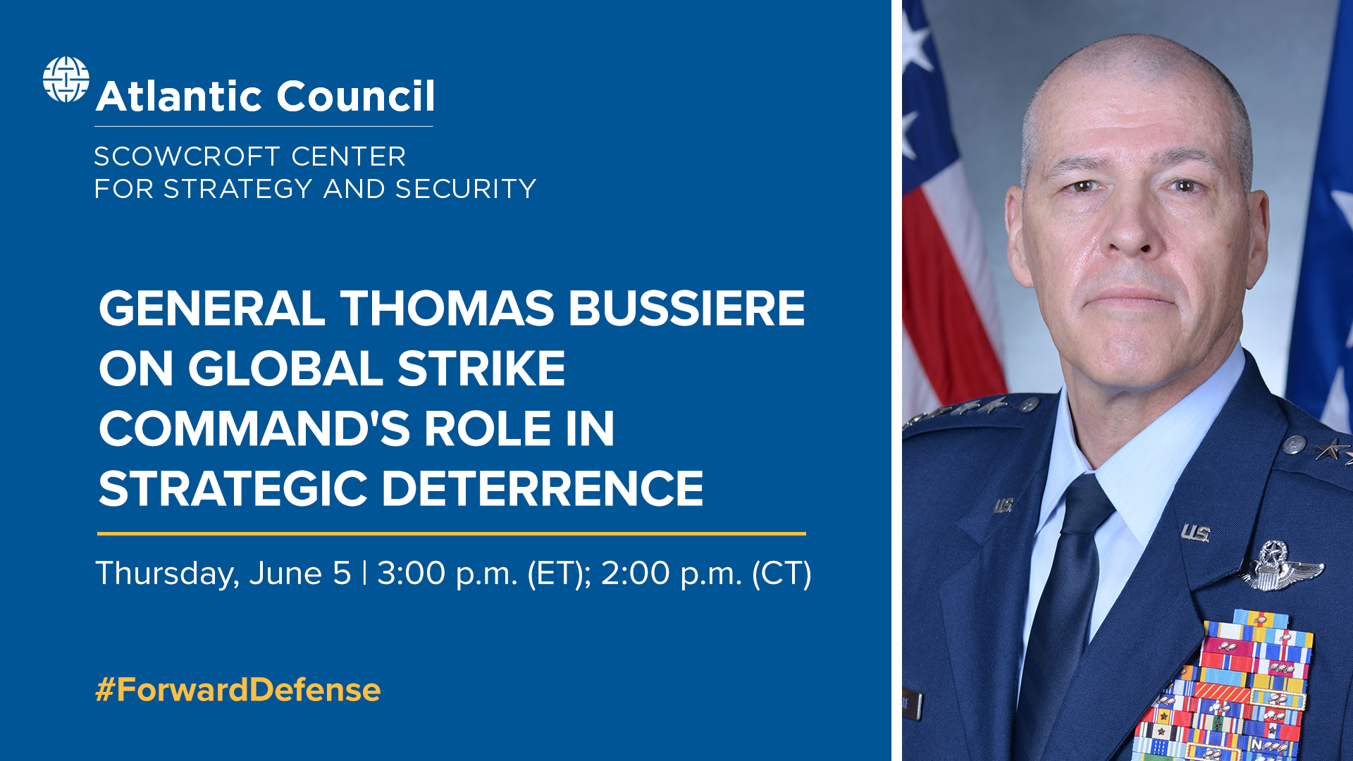 General Thomas Bussiere on Global Strike Command’s role in strategic ...
