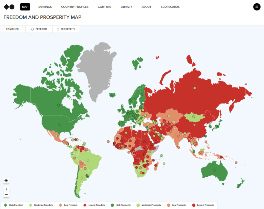 2025 Freedom and Prosperity Indexes: How political freedom drives ...