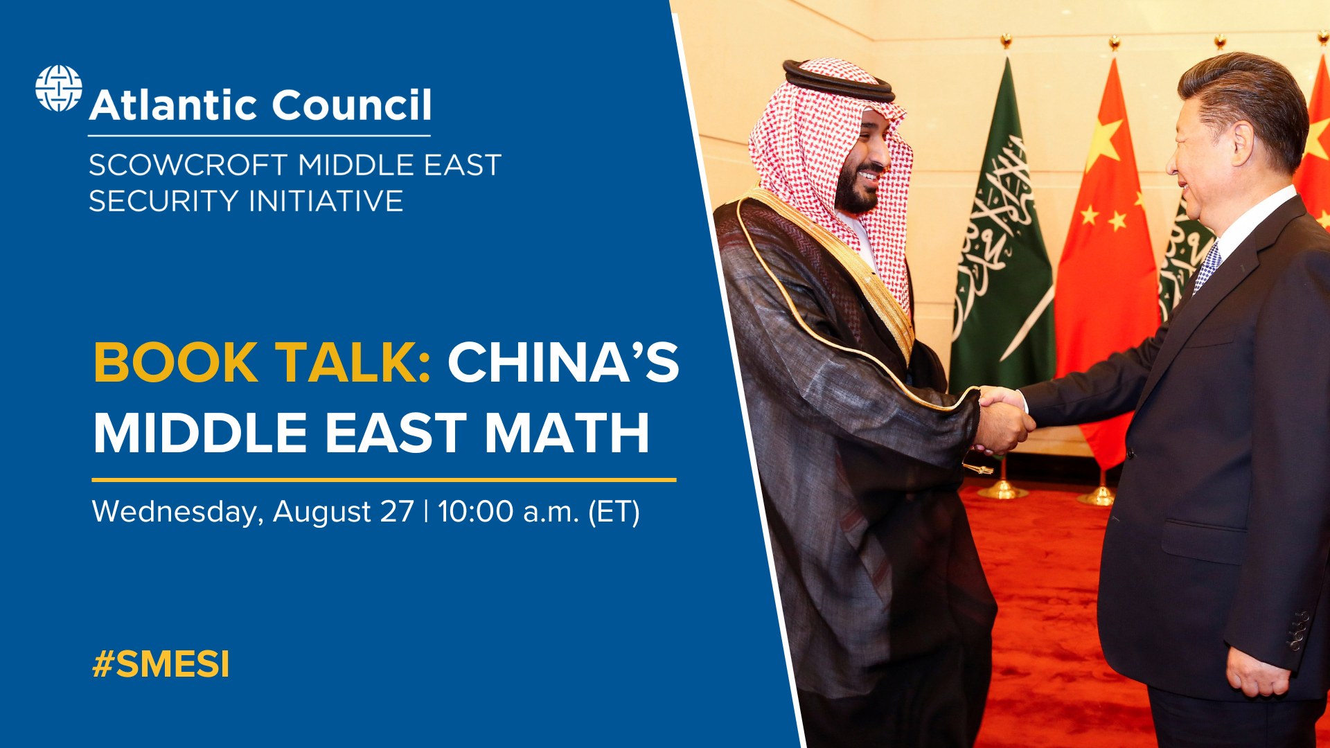 Book talk: China's Middle East math - Atlantic Council