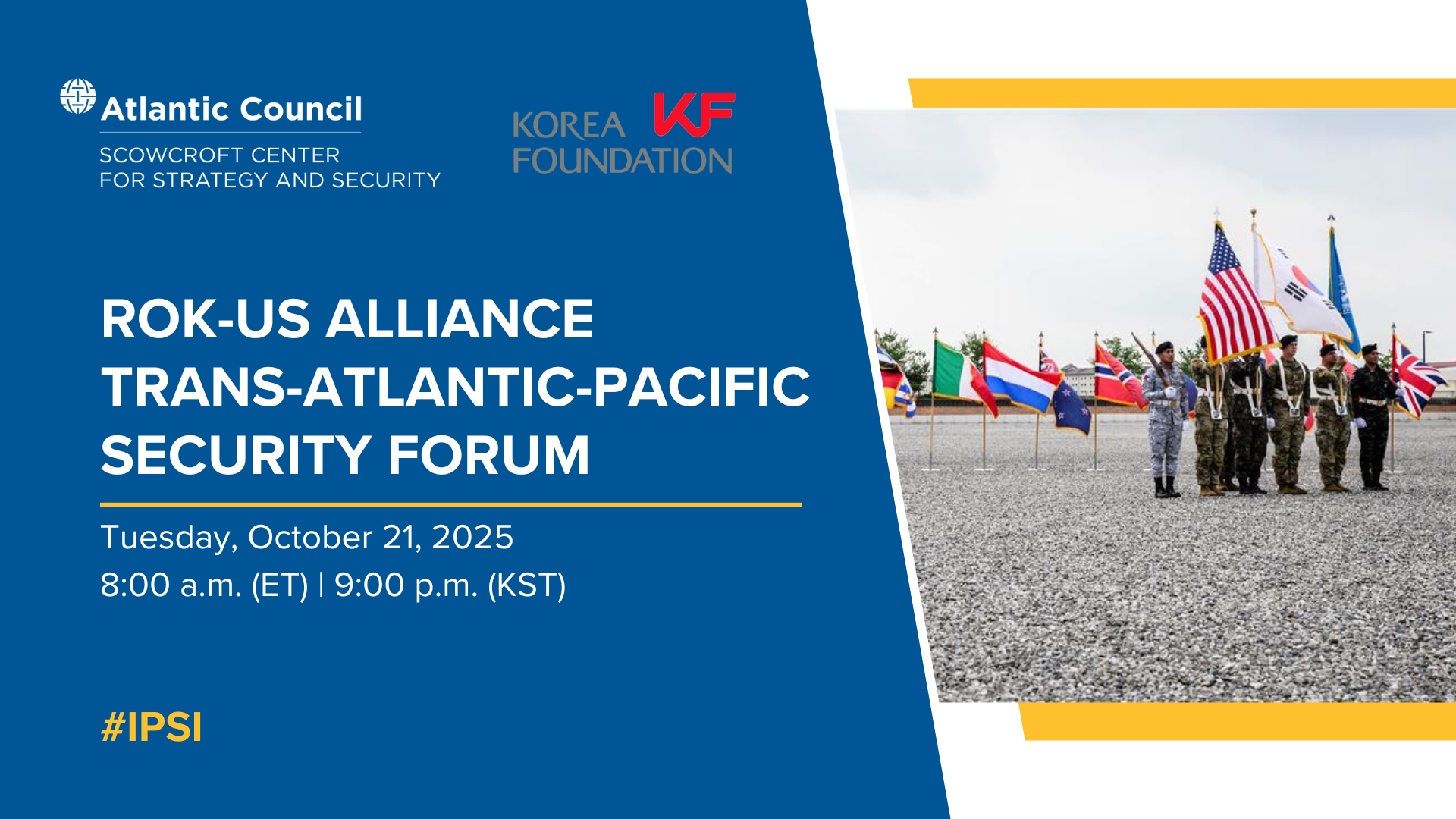 ROK-US Alliance Trans-Atlantic-Pacific Security Forum - Atlantic Council