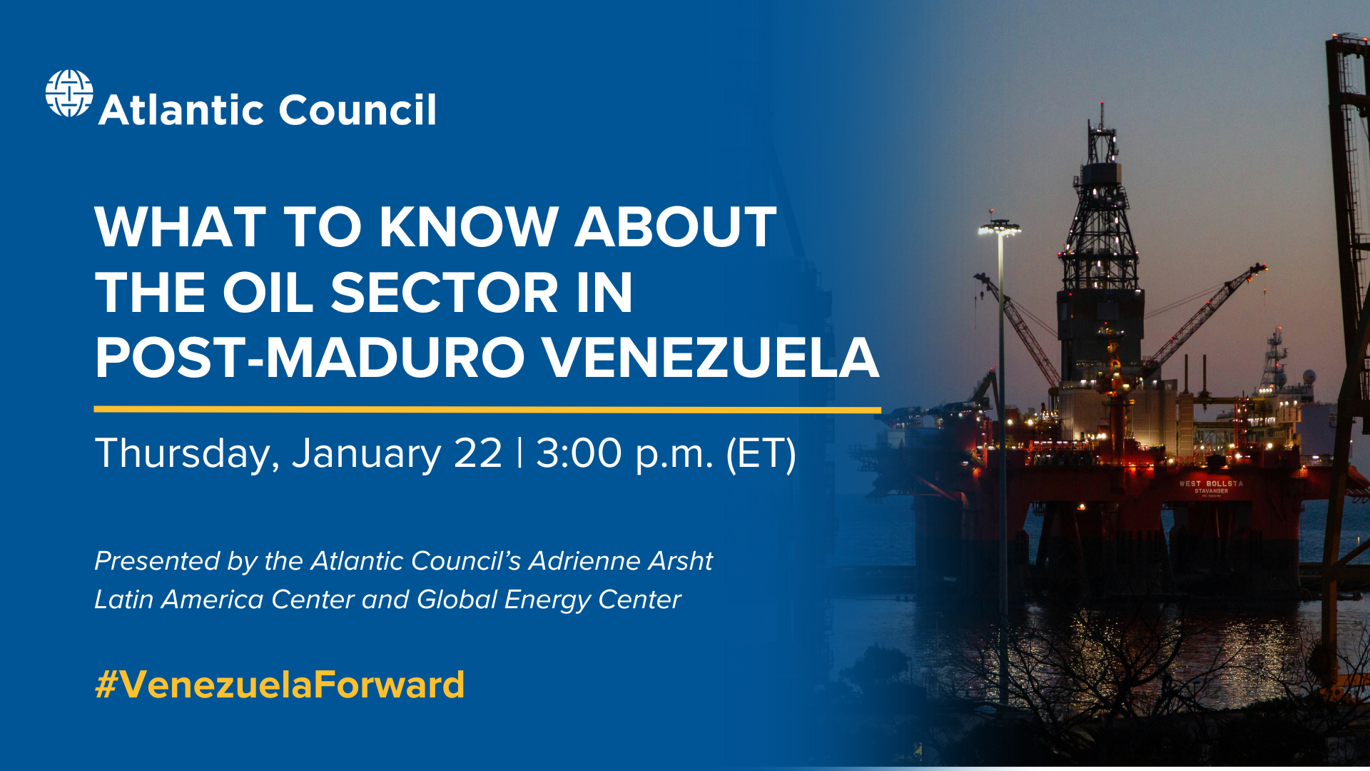 What to know about the oil sector in post-Maduro Venezuela - Atlantic ...